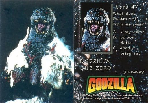 駿河屋 - Card 47：Godzilla， Sub Zero（アニメ・ゲーム）