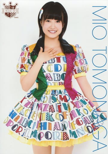 Official photo (AKB48, SKE48) / idol / AKB48 Mio Tomonaga / AKB48 CAFE & SHOP limited A4 size ...