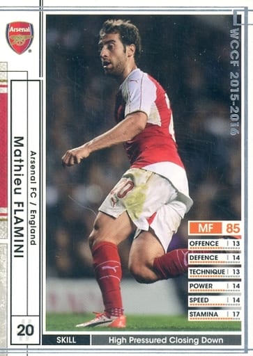 WCCF/MF / Regular Card / 2015-2016Ver. 3.0 A03 [Regular Card] : Mathew Flamini | Toy Hobby ...