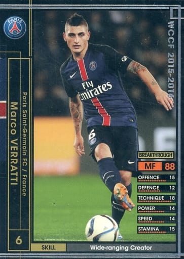 WCCF/MF / Regular Card / 2015-2016Ver. 3.0 A24 [Regular Card] : Marco Verratti | Toy Hobby ...