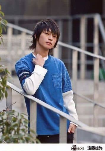 D-BOYS / Yuya Endo / Kneecap / Costume Blue White / Right Hand Collar ...