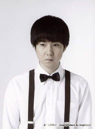 Kosuke Kuwano / Upper-body, White Shirt, Black Bow Tie, Suspenders ...