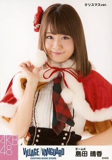 Official photo (AKB48, SKE48) / idol / AKB48 Haruka Shimada / Bust Up Christmas ver. / AKB48 × ...