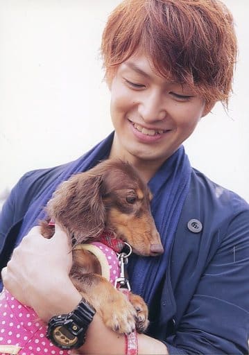 Ryo Matsuda / Bust up / Costume purple / Hidden eyes / Dog / Recitation ...