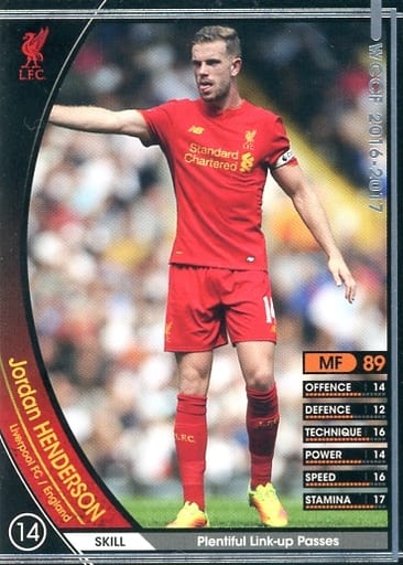 WCCF/MF / Regular Card / 2016-2017 041 [regular card] : Jordan Henderson | Toy Hobby | Suruga-ya.com