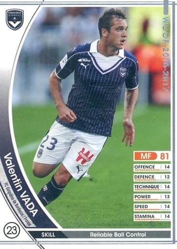 WCCF/MF / Regular Card / 2016-2017 076 [regular card] : Valentin Vada | Toy Hobby | Suruga-ya.com