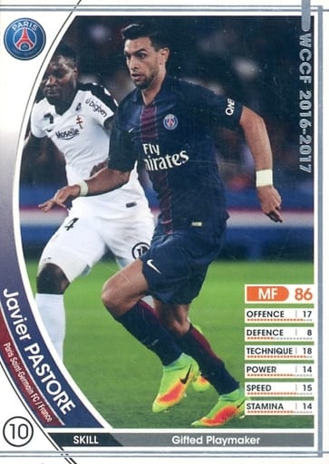 WCCF/MF / Regular Card / 2016-2017 091 [regular card] : Javier Pastore | Toy Hobby | Suruga-ya.com