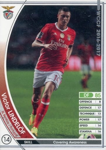 WCCF/DF / Regular Card / 2016-2017 276 [regular card] : Victor Lindelöf | Toy Hobby | Suruga-ya.com