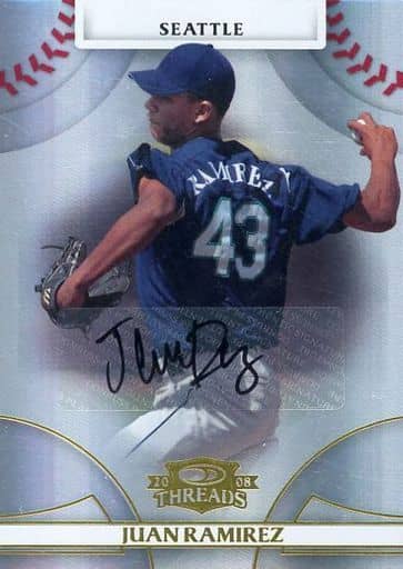 93 [Autograph Signature Card] : JUAN RAMIREZ (with handwritten ...