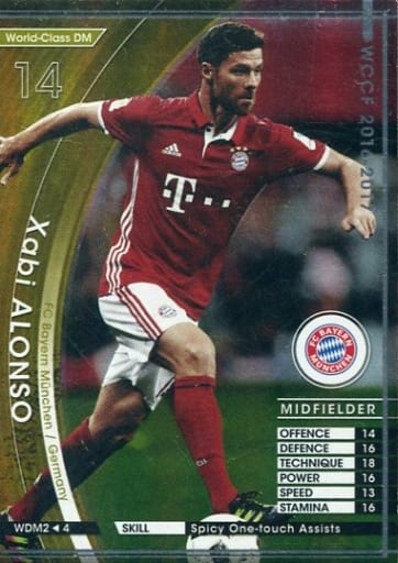 WCCF/MF/WORLD CLASS DM/2016-2017 WDM2 [WORLD CLASS DM] : [no code guarantee] Xabi Alonso | Toy ...