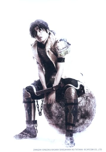 Official photo (male) / actor Yuichi Ito (Kanbei KURODA) / whole body / sitting / background ...