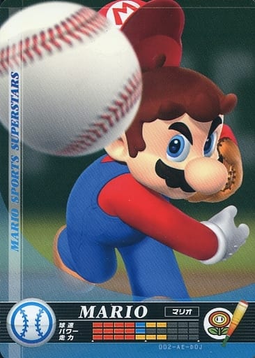 Animal Crossing Amiibo Card / Baseball / Mario Sports Superstars 002-AE ...