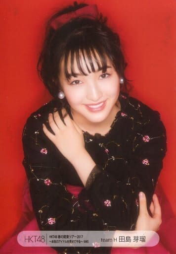 Official photo (AKB48, SKE48) / idol / HKT48 Meru Tashima / upper body ...