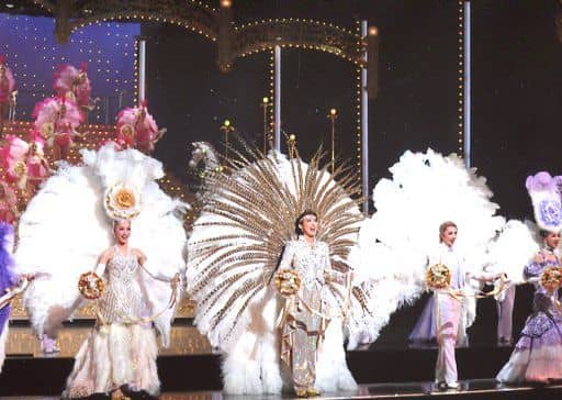 Takarazuka Revue (Tsukigumi) / Gathering / Live Photo, Horizontal, Whole Body, Costume Gold ...
