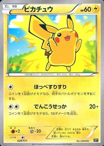 029/171 : Pikachu | Toy Hobby | Suruga-ya.com