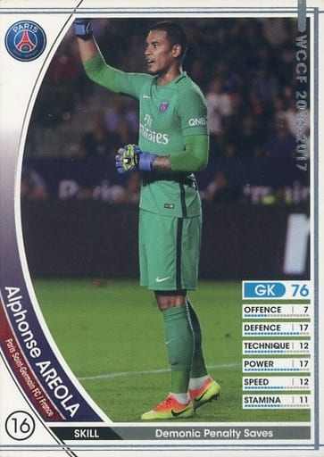 WCCF/GK / Regular Card / 2016-2017Ver. 2.0 A026 [Regular Card] : Alphonse Areola | Toy Hobby ...