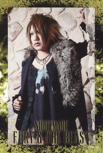 Collection Card (Male) / "NIGHTMARE 15 th Anniversary Tour Fury & the ...