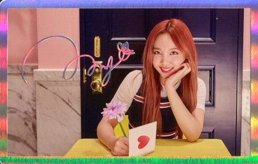 TWICE / Nayeon / Print with signature / Wheel / 4 th Mini Album CD ...
