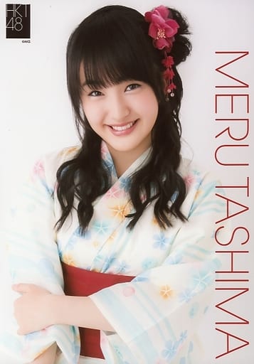 Meru Tashima / Upper body / Yukata costume / A4 size / AKB48 CAFE ...