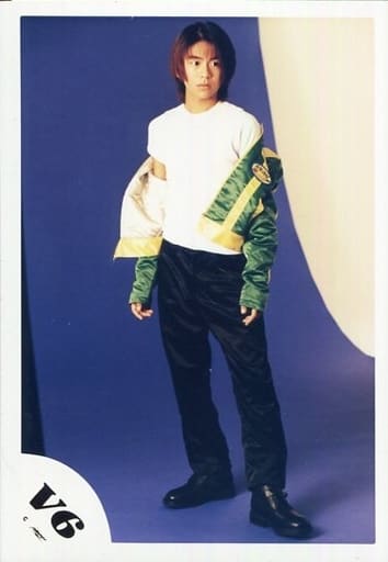 Official photo (Johnnys) / idol / V6 V6 / Takeshi Morita / Whole body, Costume black and white ...
