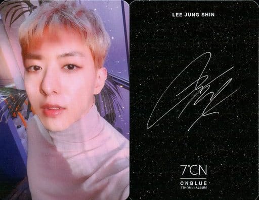CNBLUE / Lee Jung-shin / Back Black / Print with signature / 7 th MINI ...