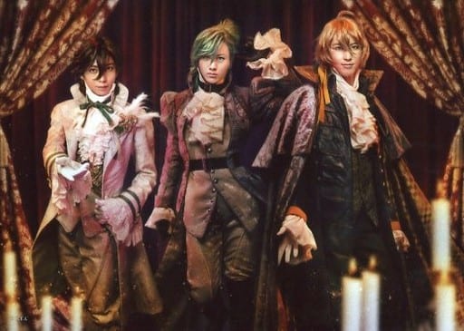 Official photo (male) / actor Set (3 People) / Horizontal, Above the Knees, 2L Size, Character ...