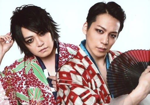 Yuya Miyashita, Ryuko Isogai, Yokogata, Bust Up, Costume Red, Background White, Stage "Handsome ...