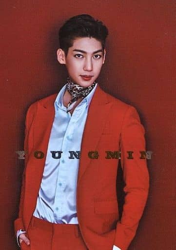 BOYFRIEND/YOUNGMIN (Youngmin) / Background Red / CD "Jackpot" First ...