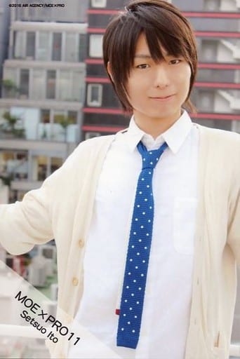 Setsuo Ito / Upper Body / White Dress / Blue Tie / Right Side / 「 MOE× ...
