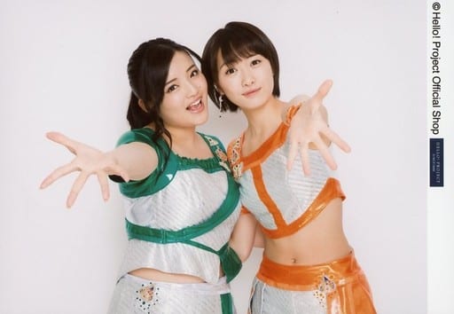 Morning Musume' 16 / Kanon Suzuki, Haruka Kudo / Horizontal, Above the The Knees, Costume Silver ...