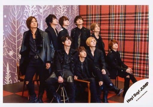 Hey! Say! JUMP / Assembly (9 people) / Horizontal ・ Whole body (out of sight) ・ Costume black ...
