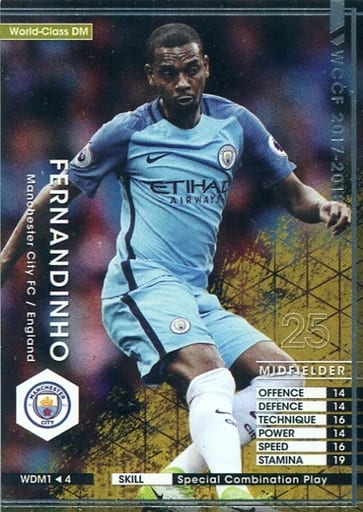 WCCF/MF/WORLD CLASS DM/2017-2018Ver.1.0 WDM1 [WORLD CLASS DM] : No Code Guarantee Fernandinho ...