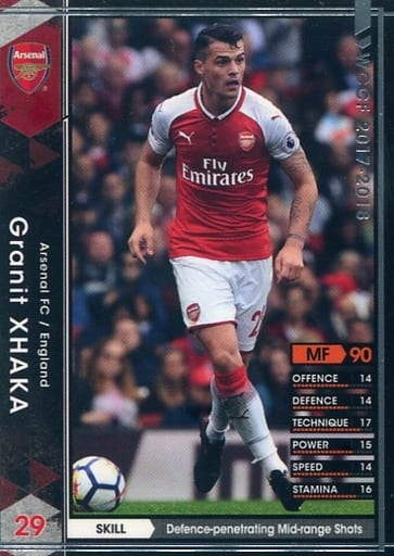 011 [regular card] : Granit Xhaka | Toy Hobby | Suruga-ya.com