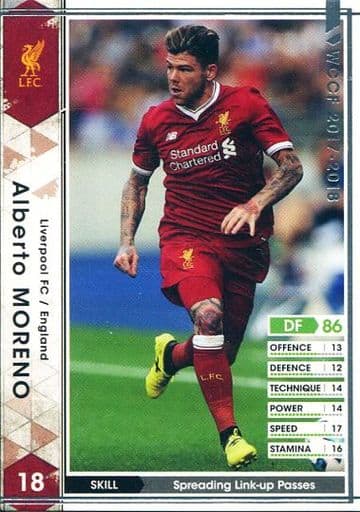 WCCF/DF / Regular Card / 2017-2018Ver. 1.0 022 [Regular Card] : Alberto Moreno | Toy Hobby ...