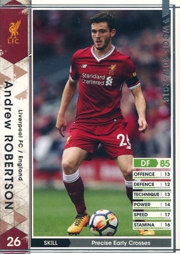 WCCF/DF / Regular Card / 2017-2018Ver. 1.0 023 [Regular Card] : Andrew Robertson | Toy Hobby ...
