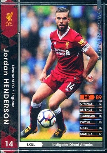 WCCF/MF / Regular Card / 2017-2018Ver. 1.0 026 [Regular Card] : Jordan Henderson | Toy Hobby ...