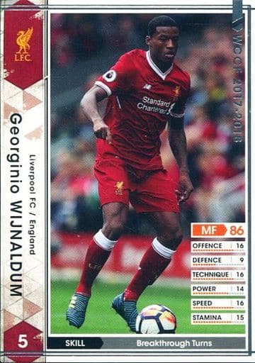 WCCF/MF / Regular Card / 2017-2018Ver. 1.0 028 [Regular Card] : Georginio Wijnaldum | Toy Hobby ...