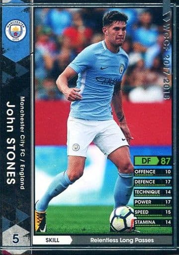 WCCF/DF / Regular Card / 2017-2018Ver. 1.0 038 [Regular Card] : John Stones | Toy Hobby | Suruga ...