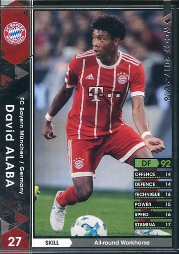 WCCF/DF / Regular Card / 2017-2018Ver. 1.0 082 [regular card] : David Alaba | Toy Hobby | Suruga ...