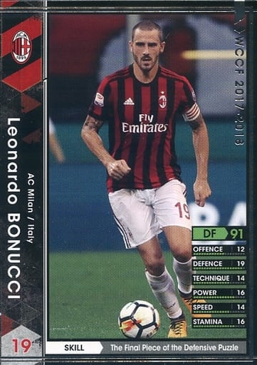 WCCF/DF / Regular Card / 2017-2018Ver. 1.0 099 [regular card] : Leonardo Bonucci | Toy Hobby ...