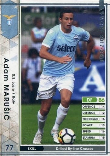 WCCF/DF / Regular Card / 2017-2018Ver. 1.0 181 [Regular Card] : Adam Marušić | Toy Hobby ...