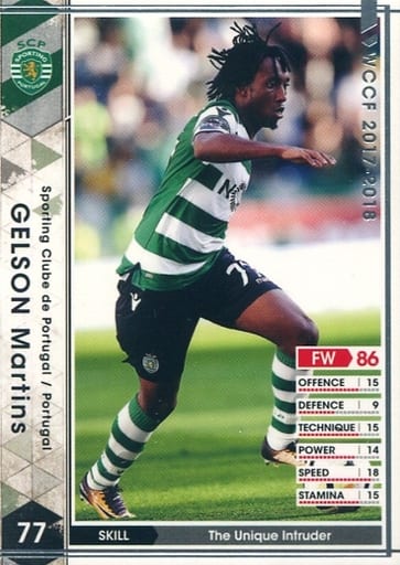 WCCF/FW / Regular Card / 2017-2018Ver. 1.0 206 [regular card] : Gelson Martins | Toy Hobby ...