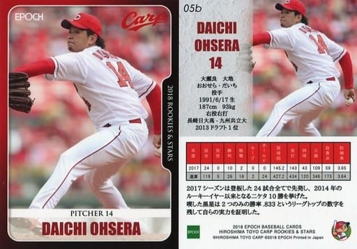 05b [Regular Card] : Daichi Ohsera | Toy Hobby | Suruga-ya.com