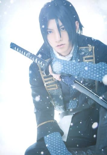 Masanari Wada (Toshizo HIJIKATA) / Upper Body / Costume Black / Left Hand Sword / Left Direction ...