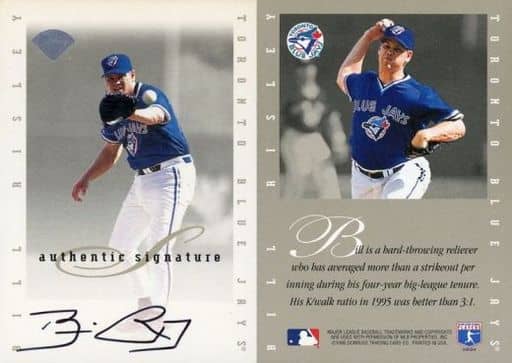 Sports / Autograph Sign Card / Toronto Blue Jays/DONRUSS 1996 LEAF ...