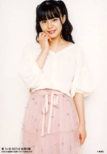 Official photo (AKB48 / SKE48) / idol / NGT48 Hinata Honma / Background White / "AKB48 General ...