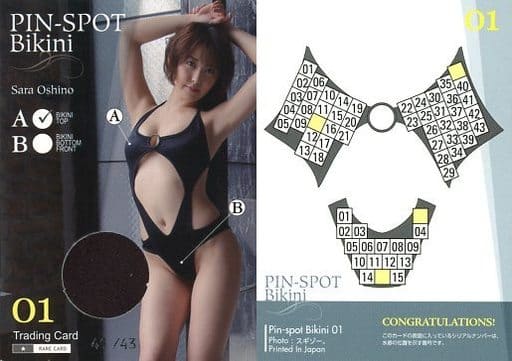 Collection Card (Female) / Sara Oshino Vol. 2 Trading Card Pin-spot Bikini 01 : Sara Oshino ...