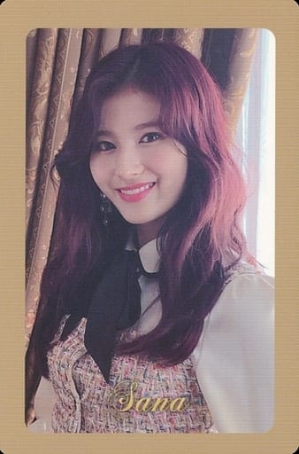 Collection Card (Female) / CD 「 The year of Yes 」 reservation privilege Torayca TWICE / Sana ...