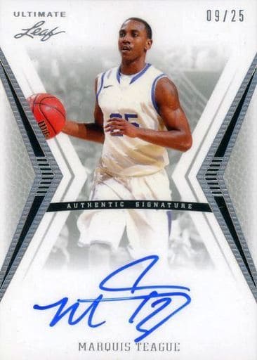 BA-MT1 [Autograph Signature Card] : MARQUIS TEAGUE (with handwritten ...