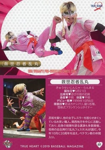 BBM / Regular Card / BBM Female Professional Wrestling Card 2019 TRUE ...